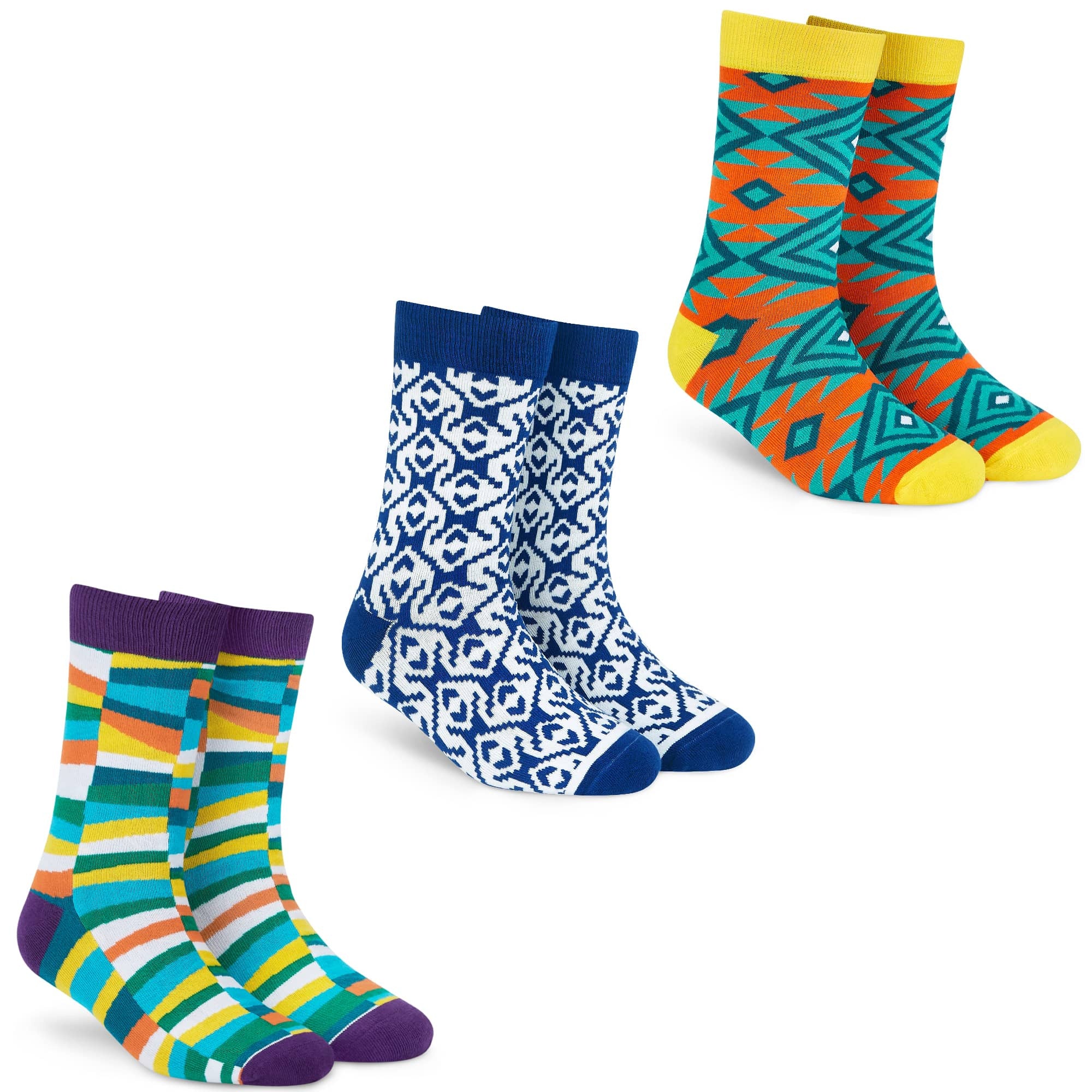 Premium Cotton Crew Socks - 3 Pairs of Unmatched Comfort – Dynamocks ...