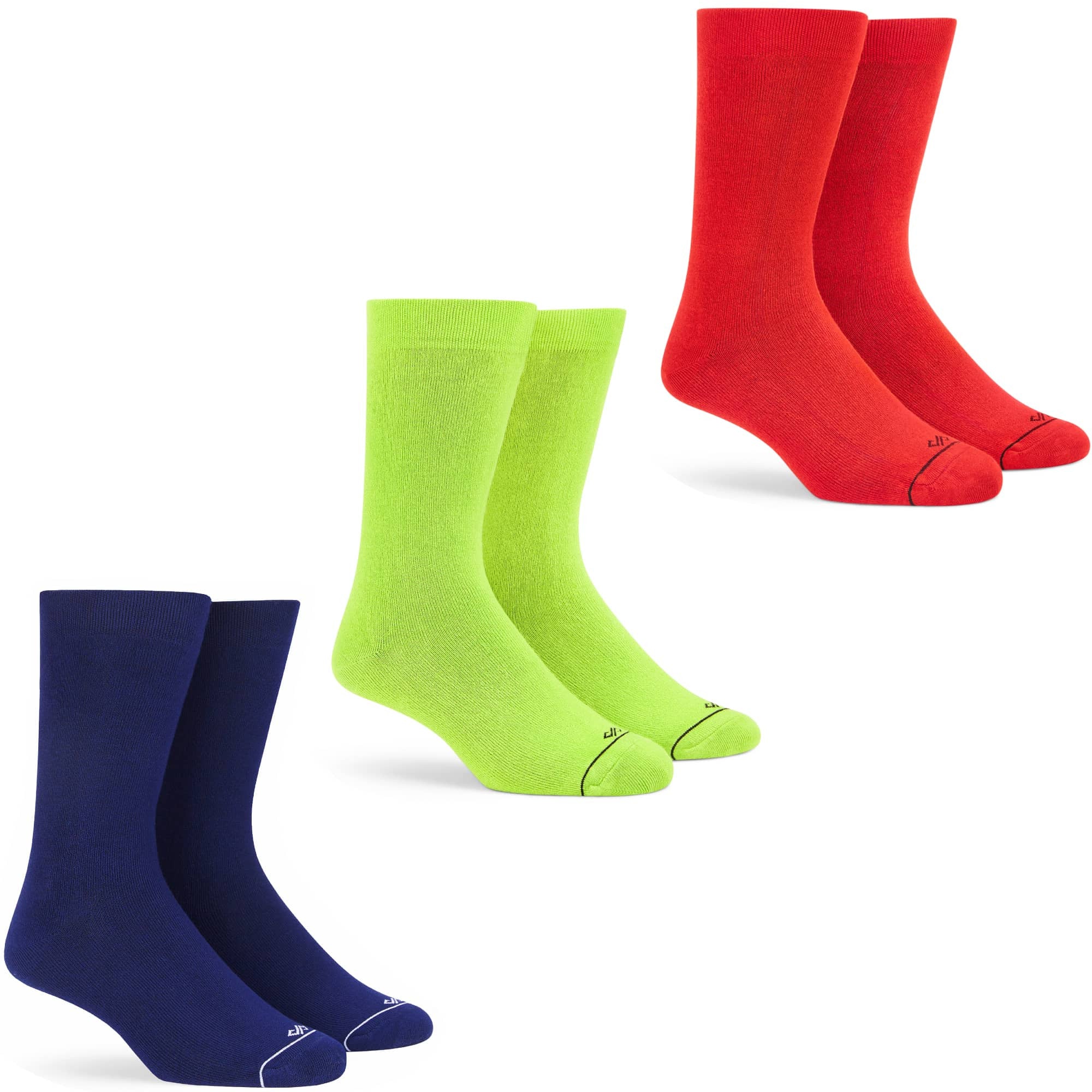 Eco-Friendly Bamboo Crew Socks - Pack of 3 for All-Day Comfort ...